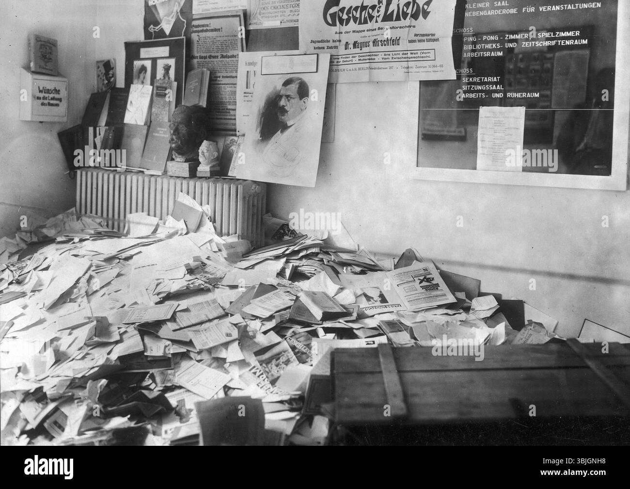 Nazi Germany 1933-05 Books and publications earmarked for burning from ...