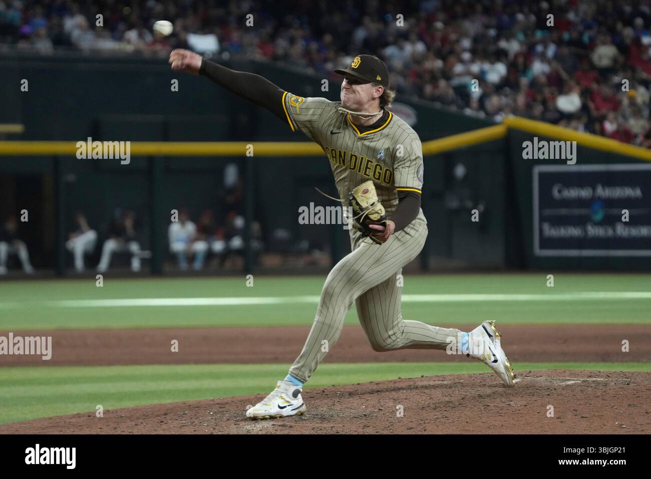 San Diego Padres pitcher Sean Reynolds (25) in the first inning during ...