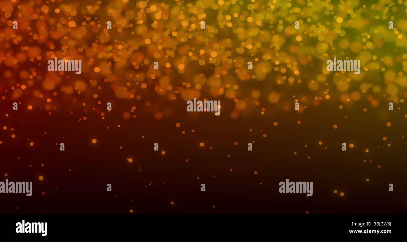 Yellow background soft floating particles hi-res stock photography and images - Alamy