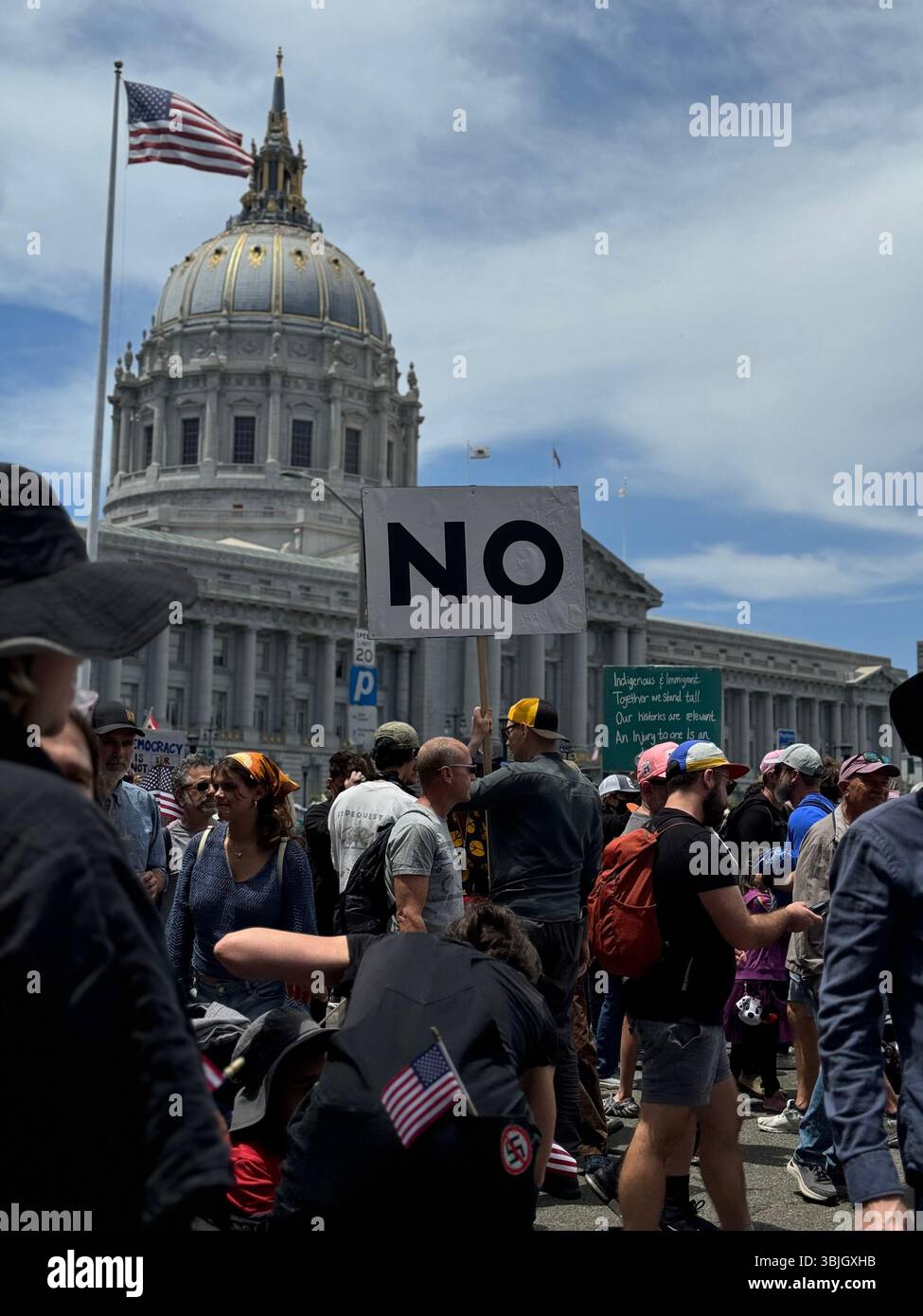 The "No Kings" march in San Francisco, California on Saturday, June 14 ...