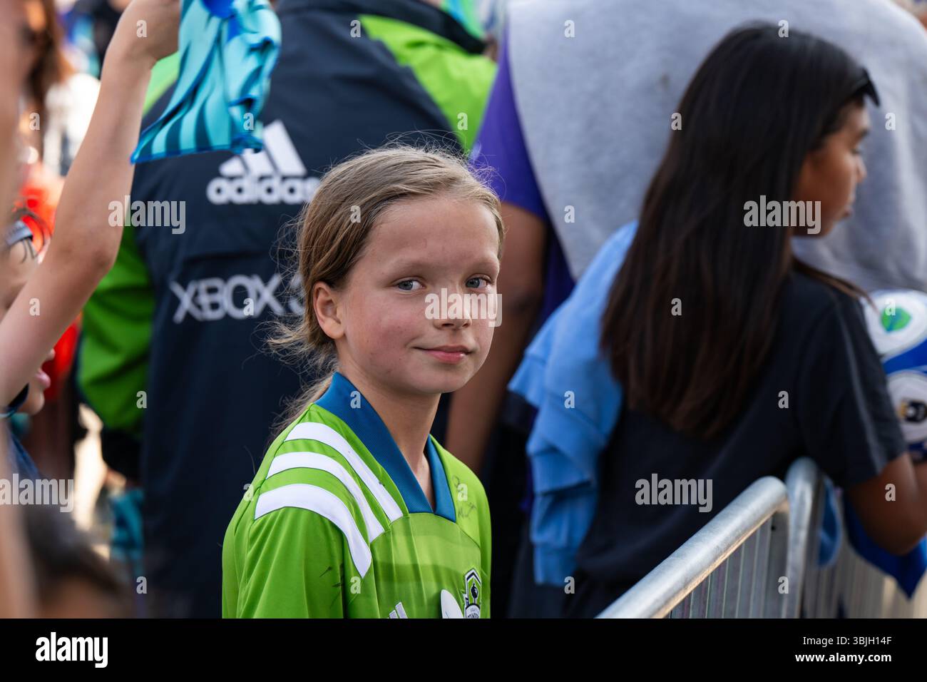 Seattle, USA. 15th Jun 2025. Just after 4:00pm The Seattle Sounders an ...
