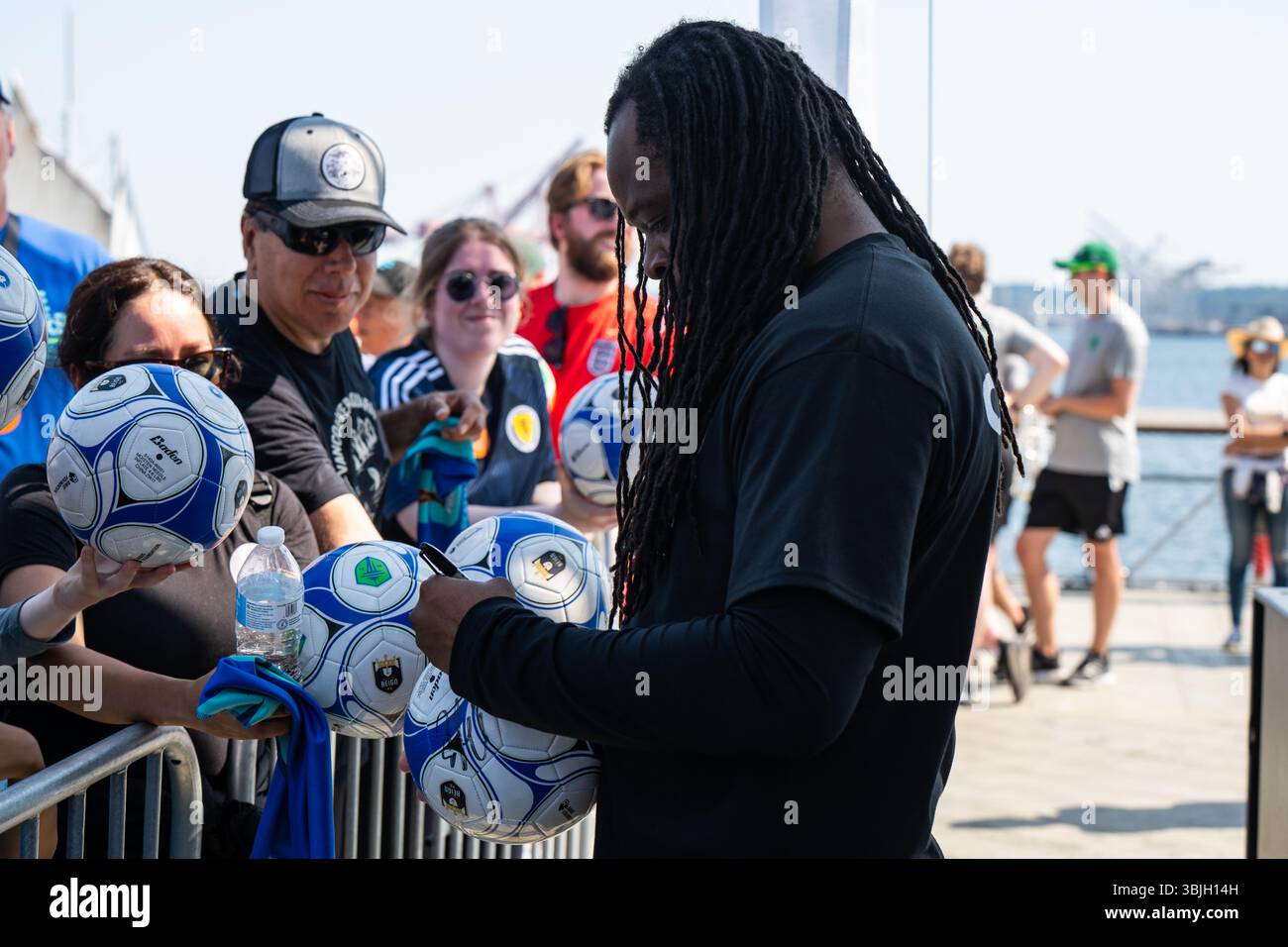 Seattle, USA. 15th Jun 2025. Just after 4:00pm The Seattle Sounders an ...
