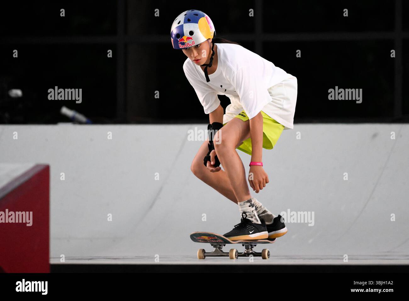 Ginwoo Onodera of Japan competes in the men's final of the street ...