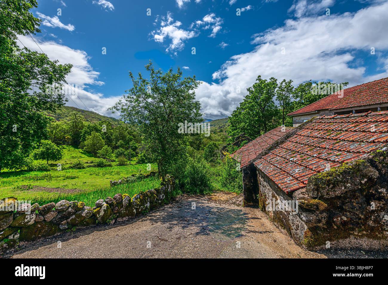 Castro Laboreiro, Portugal 05-02-2024: Small historic dwellings just ...