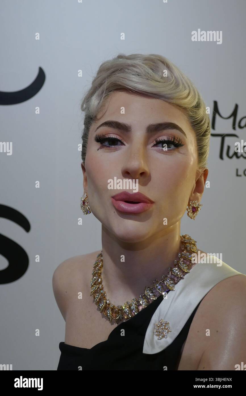 London, England 1st June 2025 Singer Lady Gaga Wax Figure at Madame ...