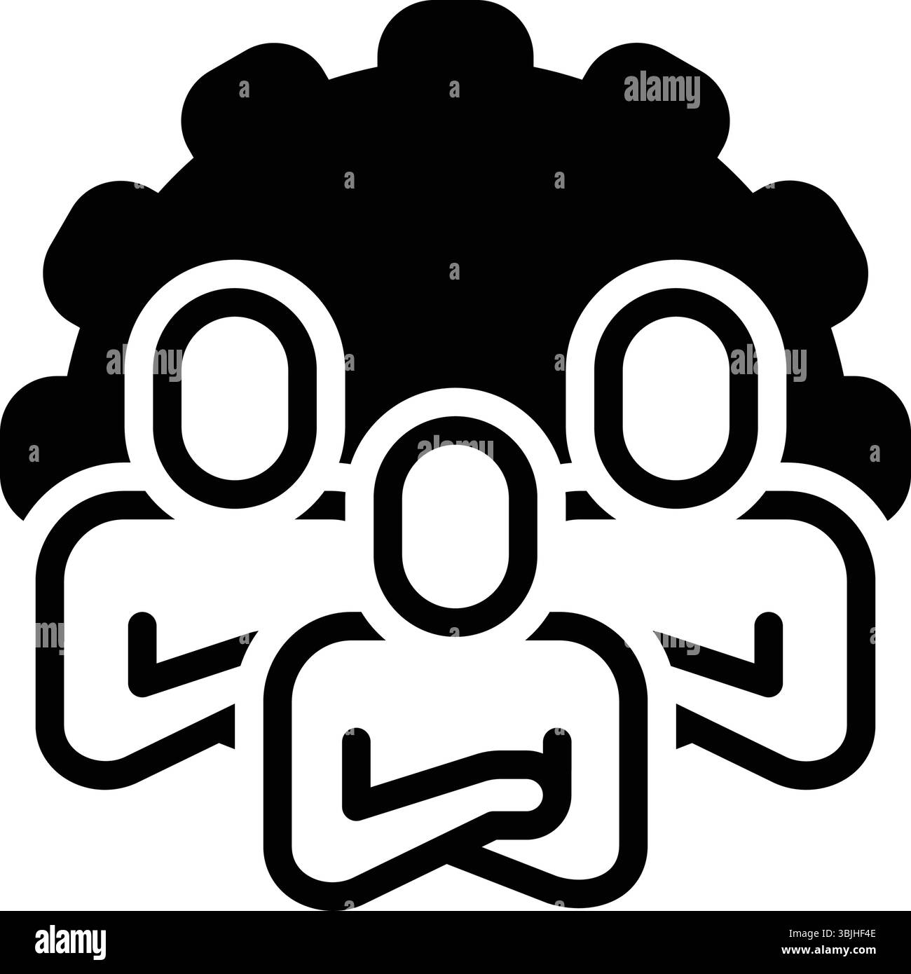 Group co workers Stock Vector Images - Alamy