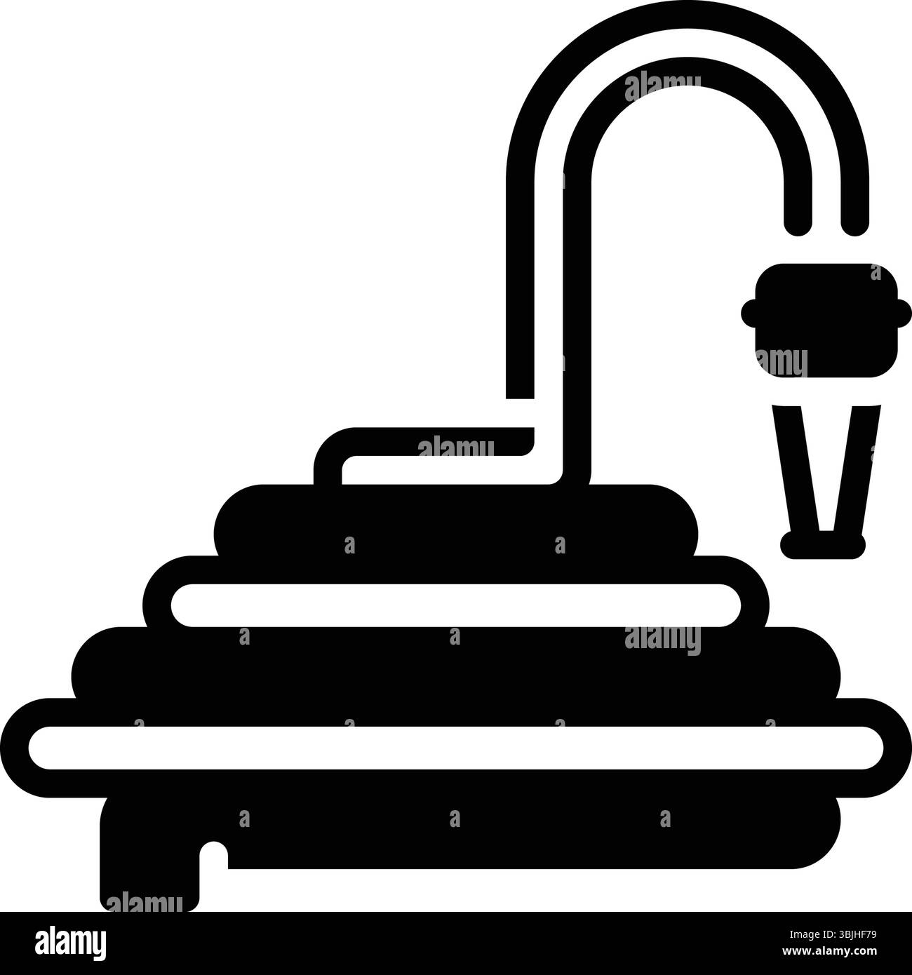 Hose flow Stock Vector Images - Alamy