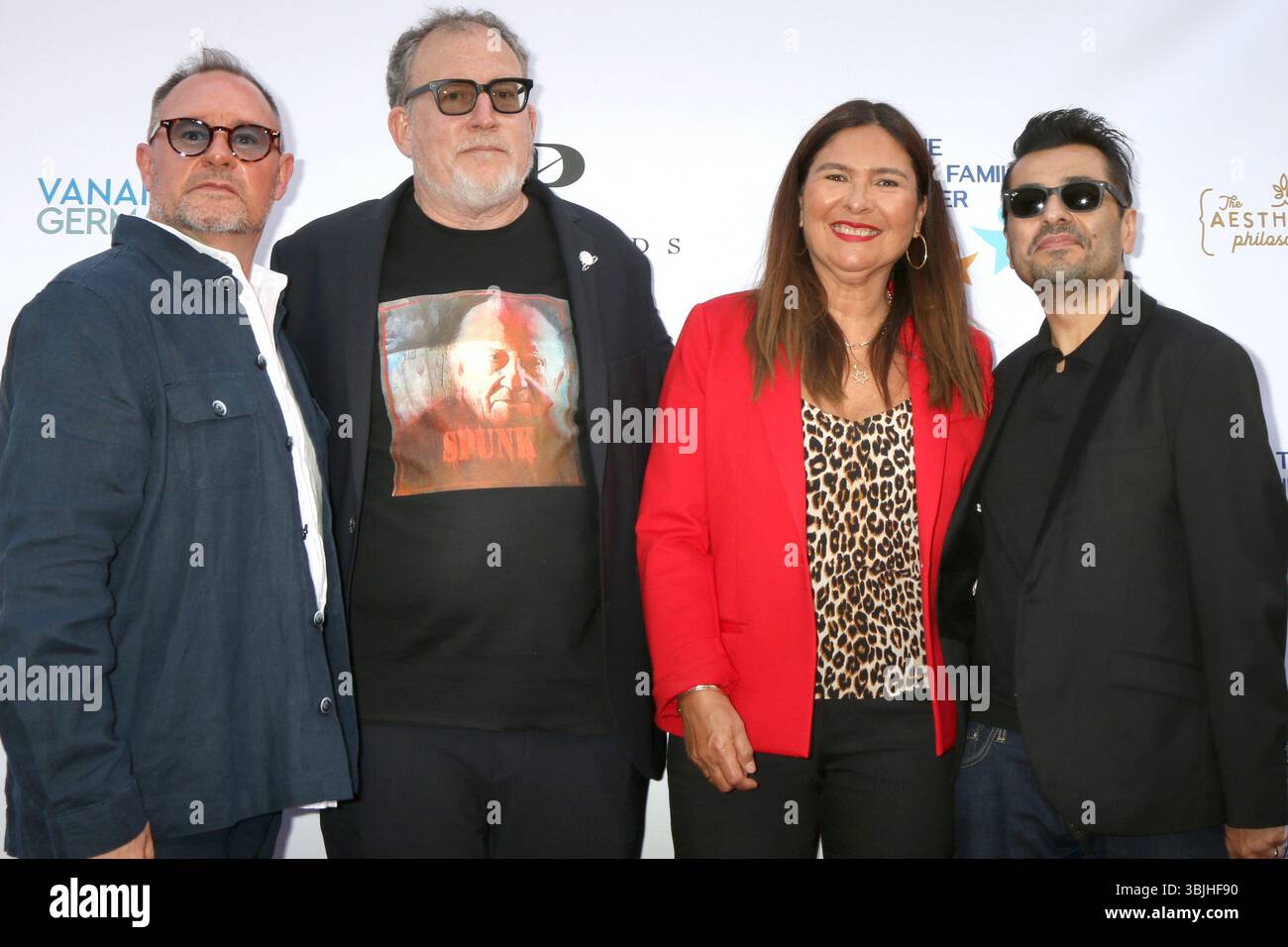 LOS ANGELES - JUN 14: Michel Lechasseur, Navah Paskowitz-Asner, Matt Asner, Manuel Arredondo at ...