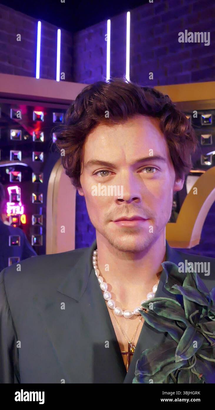 London, England 1st June 2025 Singer Harry Styles Wax Figure at Madame ...