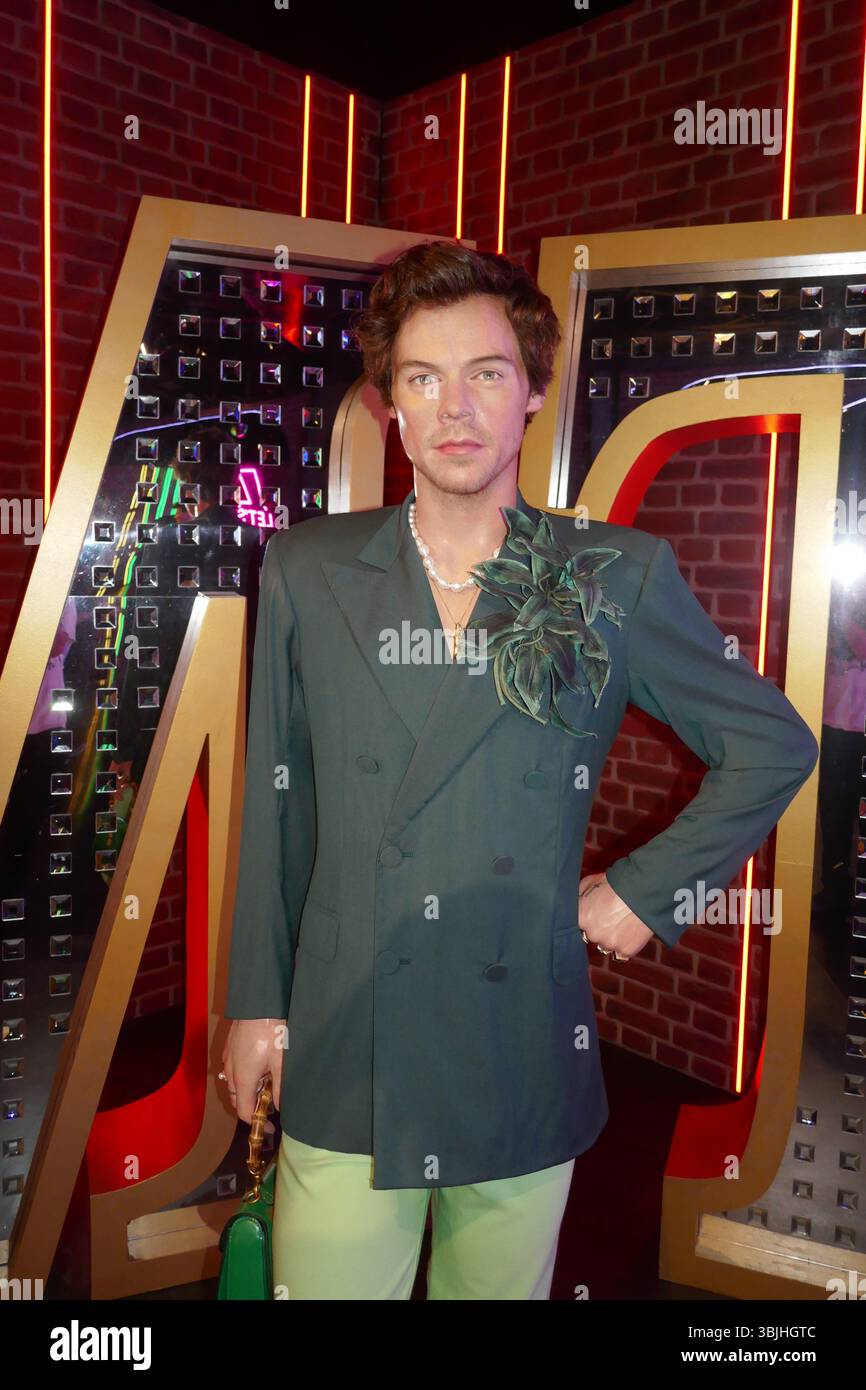 London, England 1st June 2025 Singer Harry Styles Wax Figure at Madame ...
