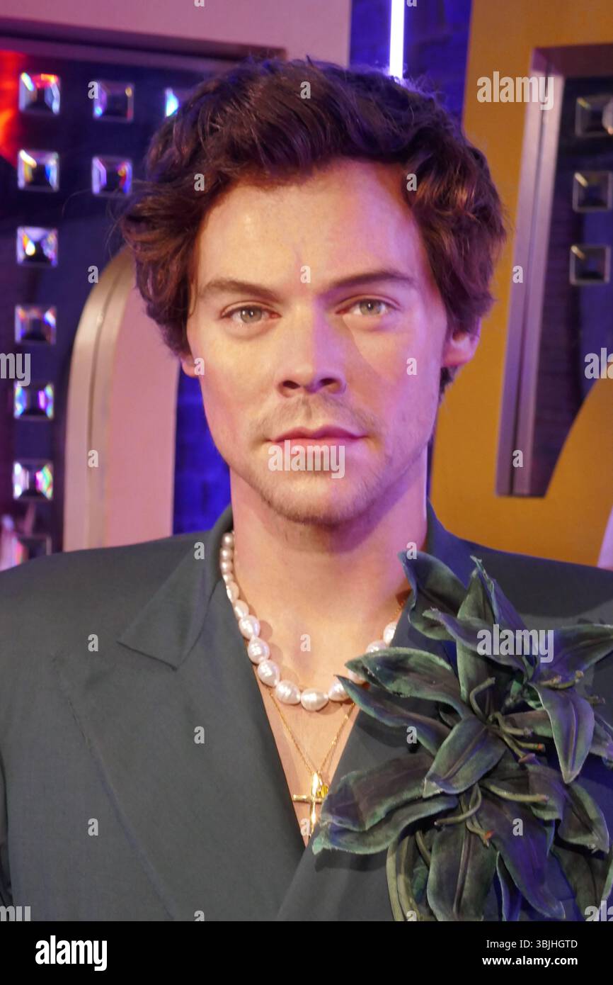 London, England 1st June 2025 Singer Harry Styles Wax Figure at Madame ...