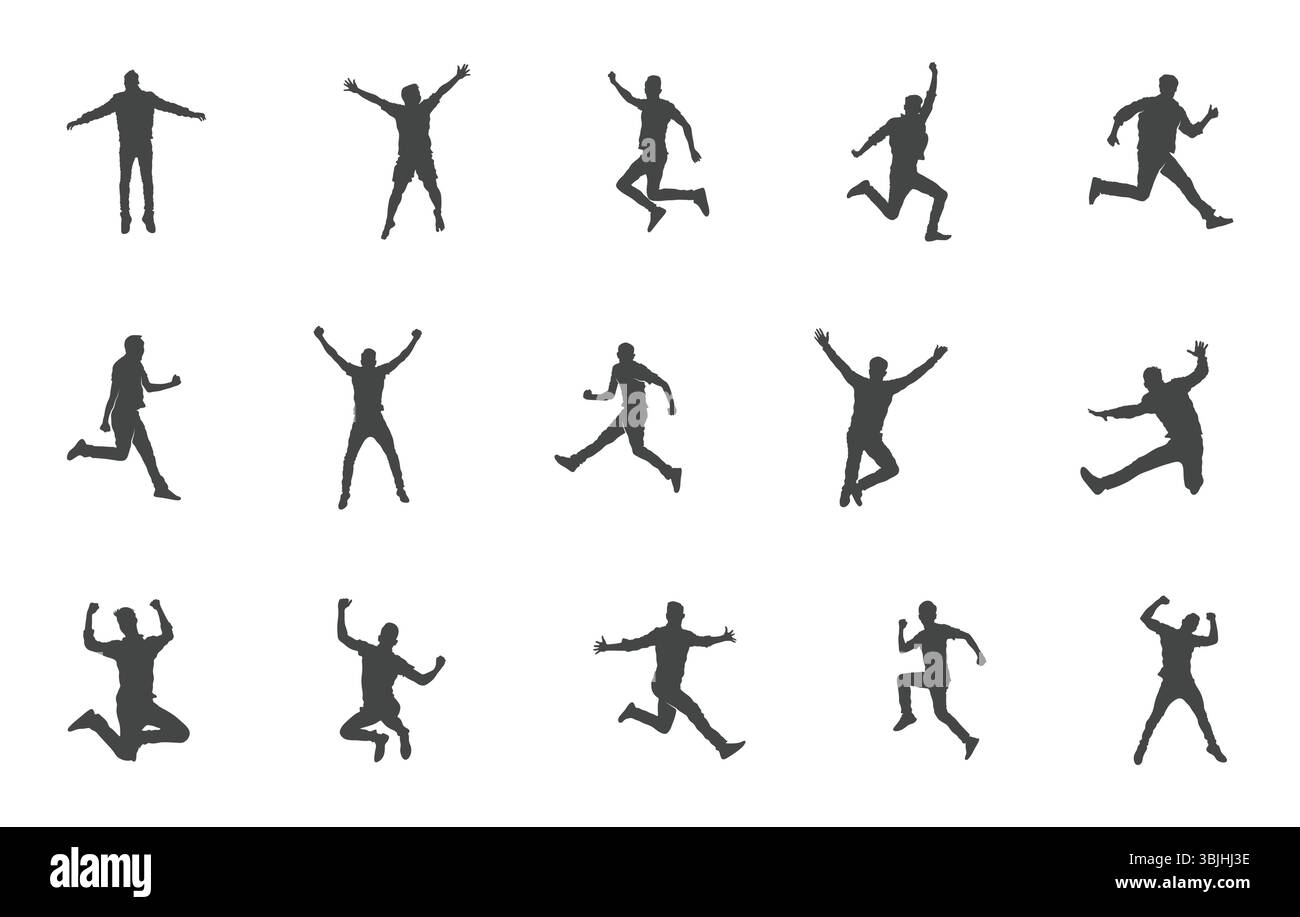 Man jumping svg, Man jumping silhouette, Man jumping clipart, Man ...