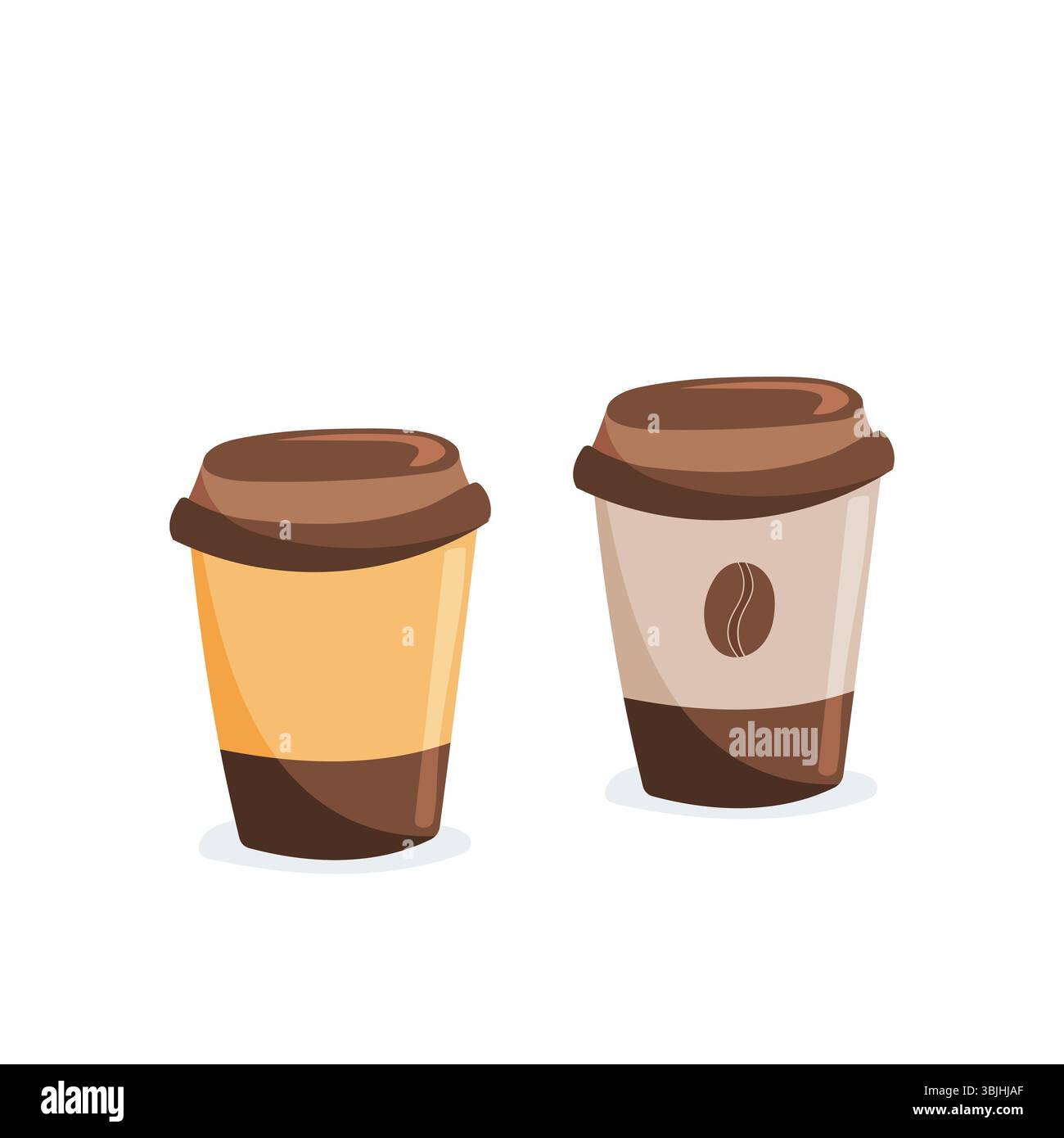 Blank cup branding on Stock Vector Images - Alamy