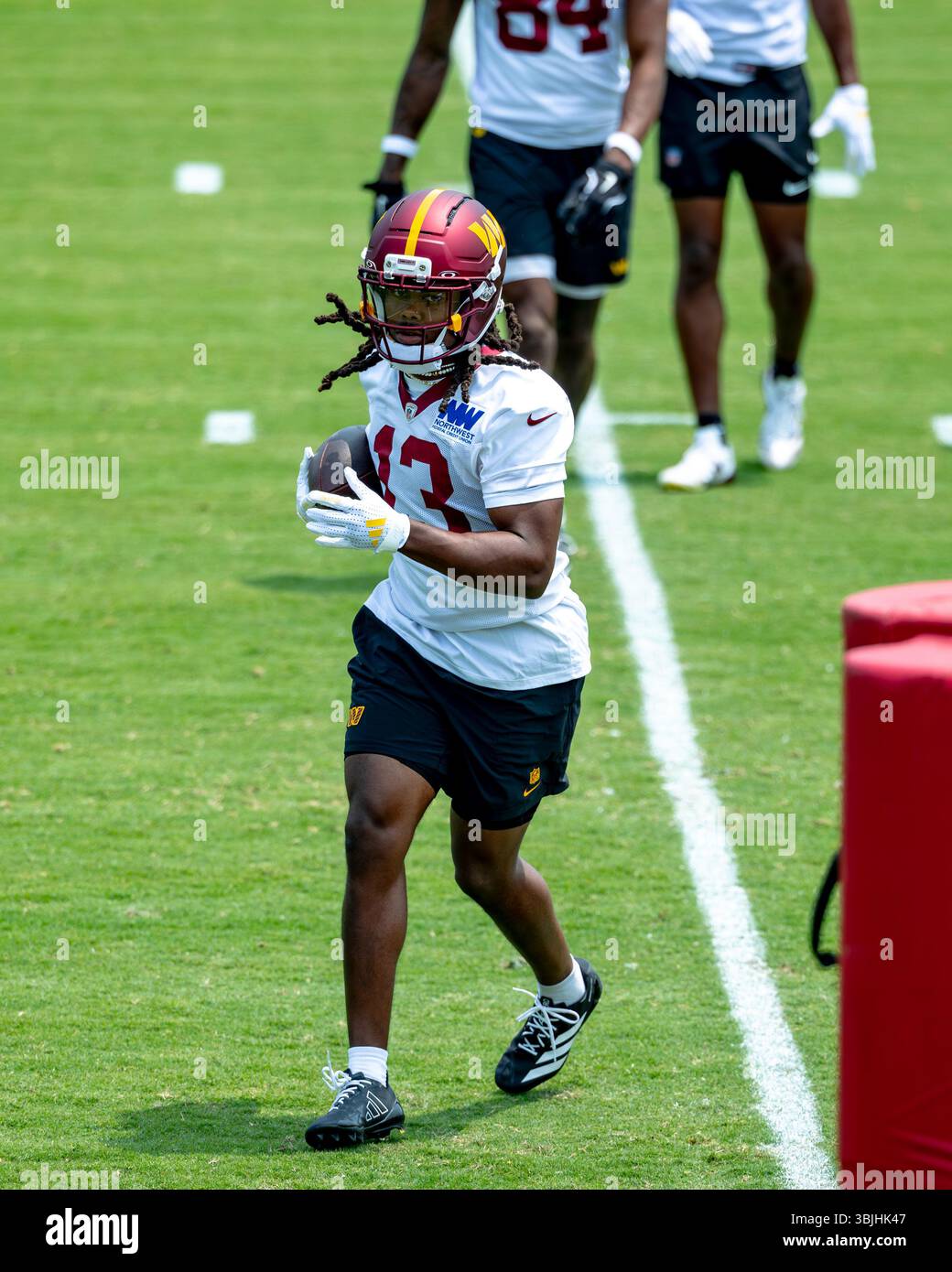 Ashburn, USA. 11th June, 2025. Washington Commanders wide receiver K.J ...