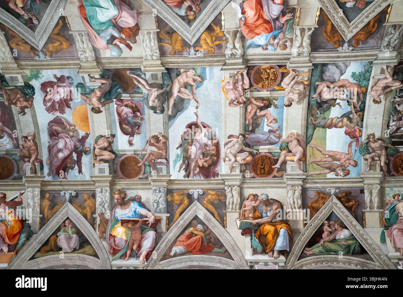 "The Creation of Adam" from Michelangelo's fresco at the Sistine Chapel ...