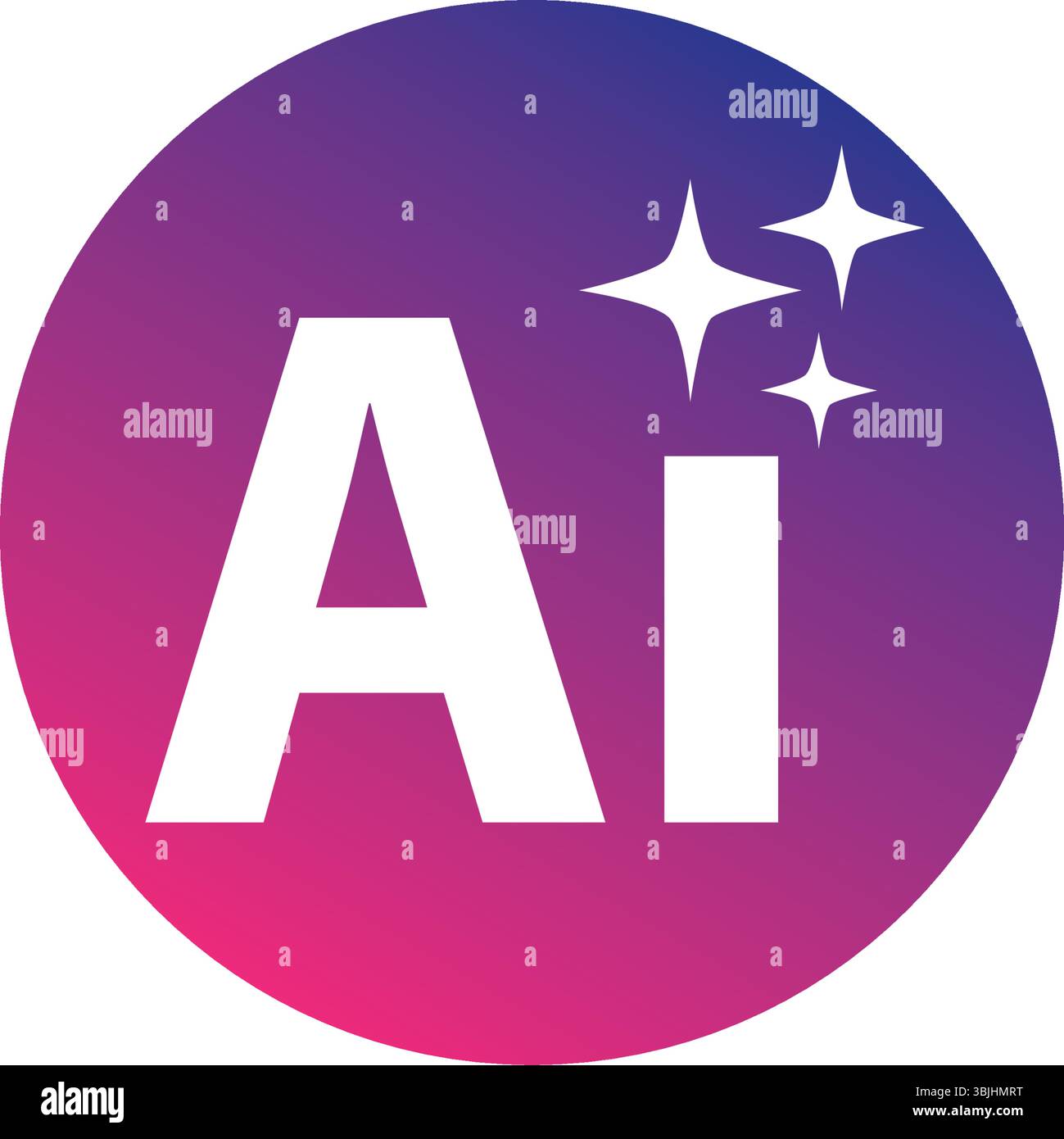 Artificial intelligence ai colored symbol Stock Vector Images - Alamy