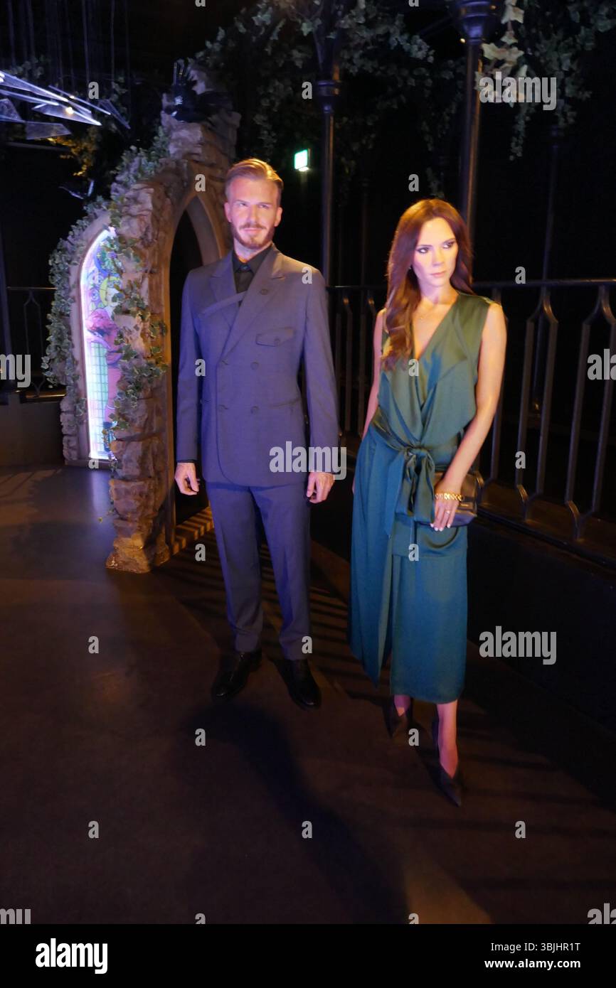 London, England 1st June 2025 David Beckham and Victoria Beckham Wax ...