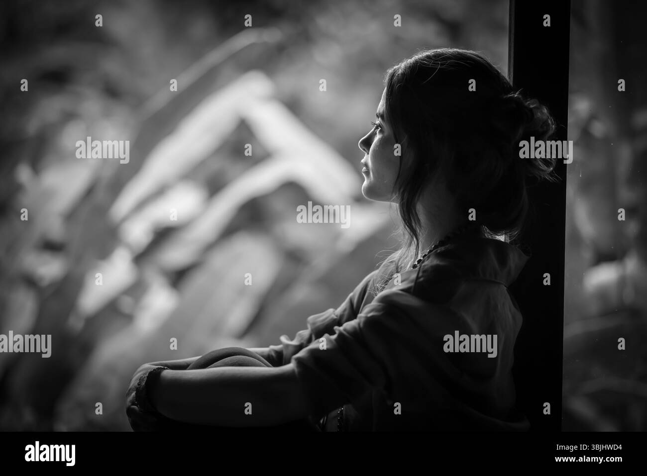Soft window light Black and White Stock Photos & Images - Alamy