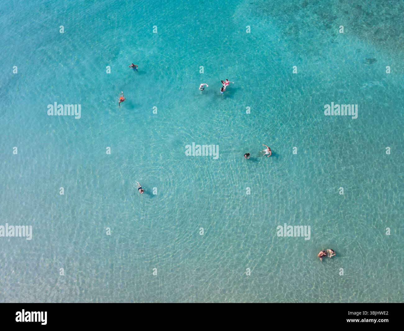 Latakia, Syria. 15th June, 2025. Syrians swim in the sea of Latakia ...
