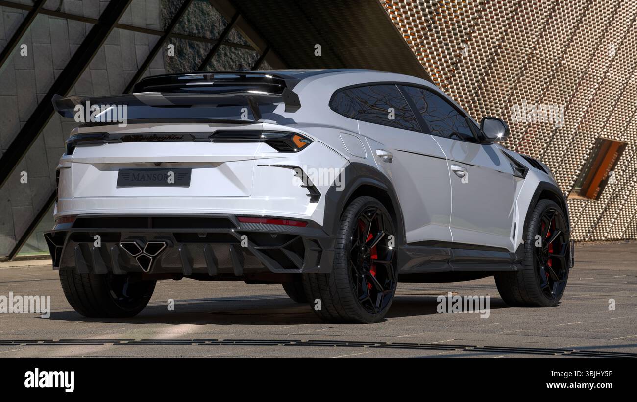 luxury off-road car Lamborghini Urus MANSORY Stock Photo - Alamy