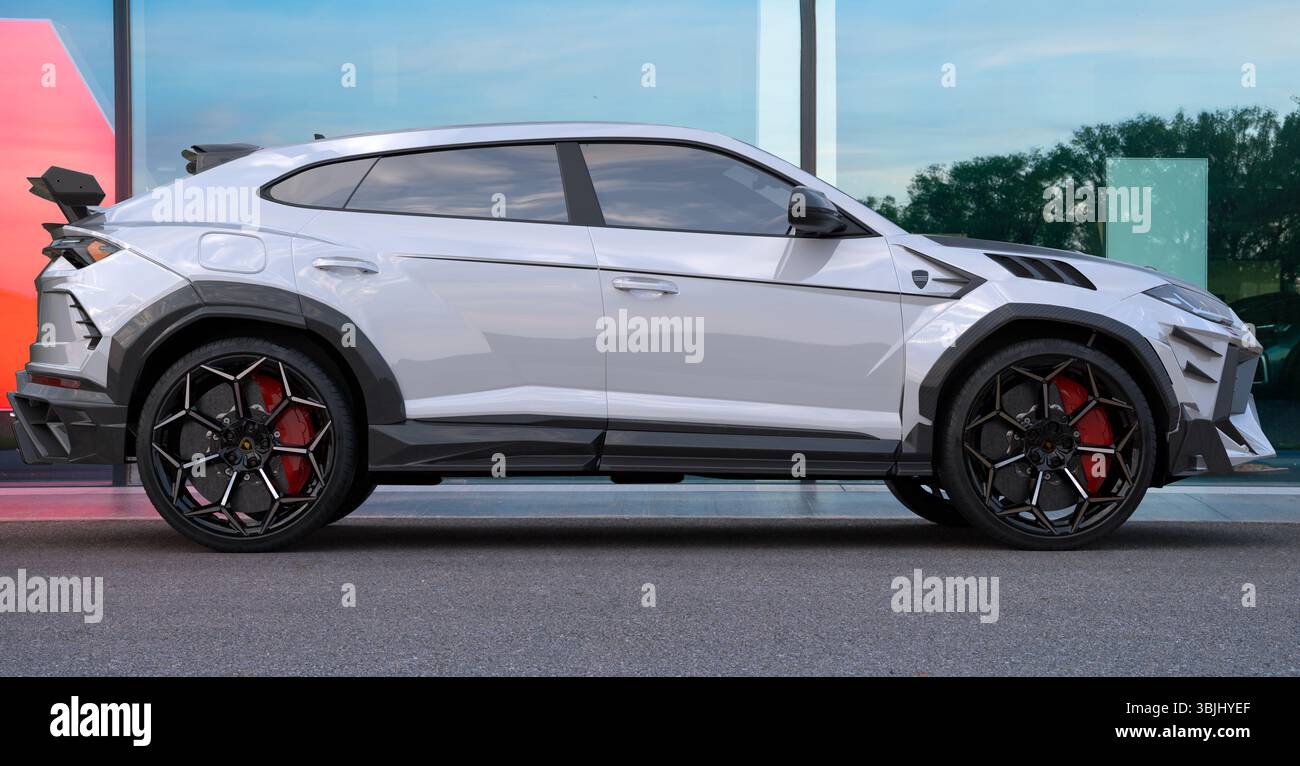 luxury off-road car Lamborghini Urus MANSORY Stock Photo - Alamy