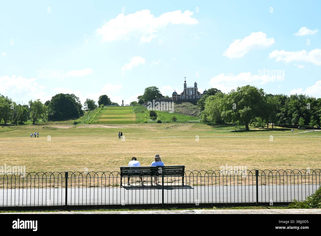 Greenwich Park 2025. The restored 17th century landscape with the Old ...