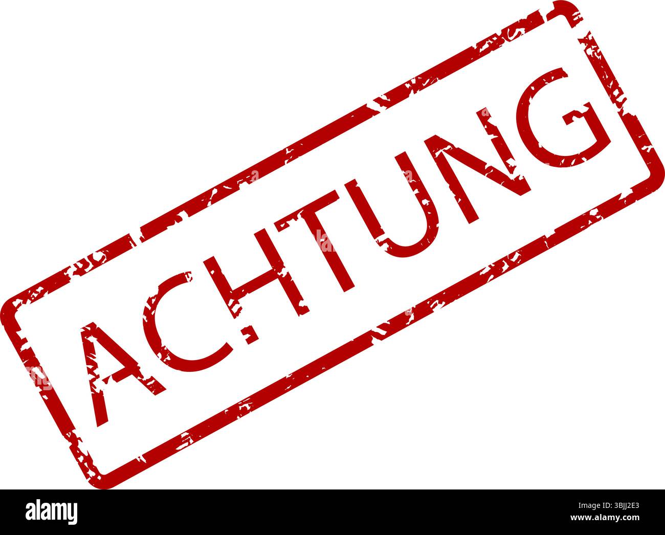 Danger achtung Stock Vector Images - Alamy