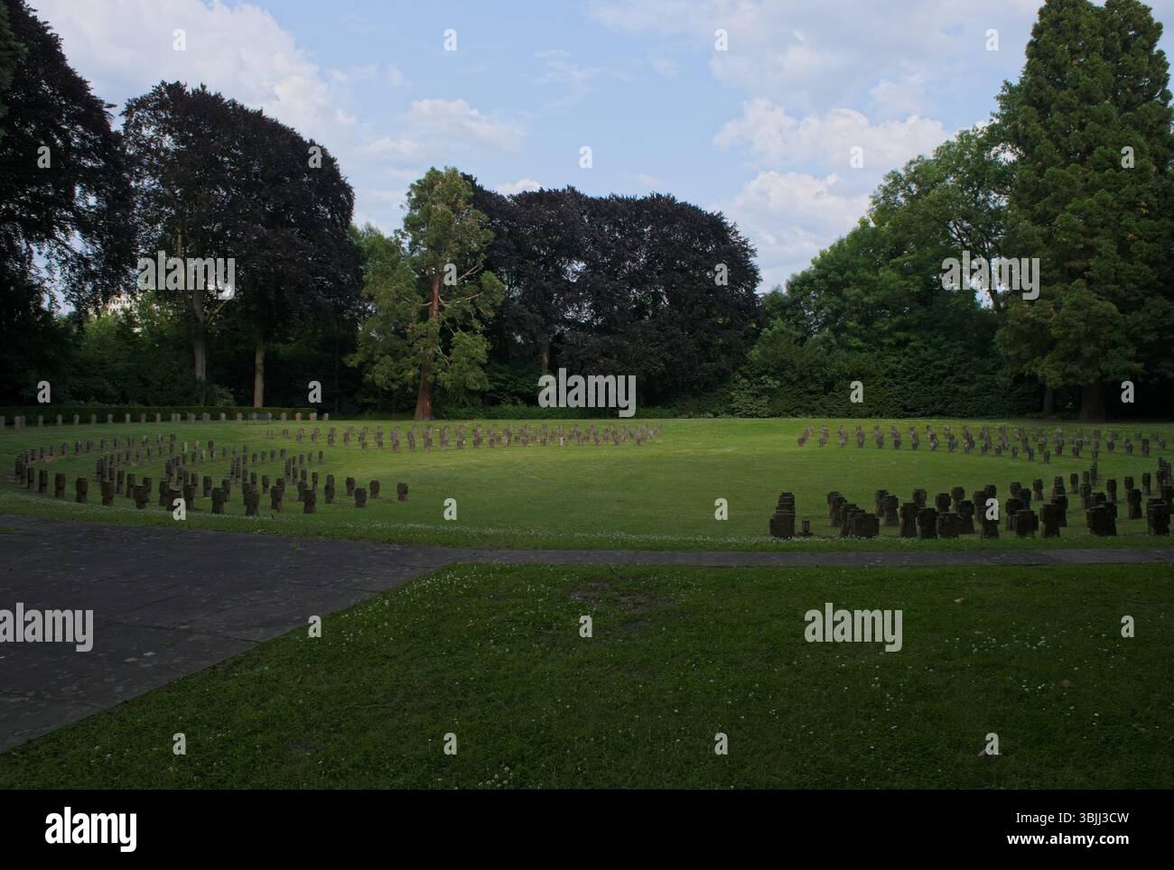 Cologne, Germany - Jun 3, 2025: This cemetery in Cologne contains 40000 ...