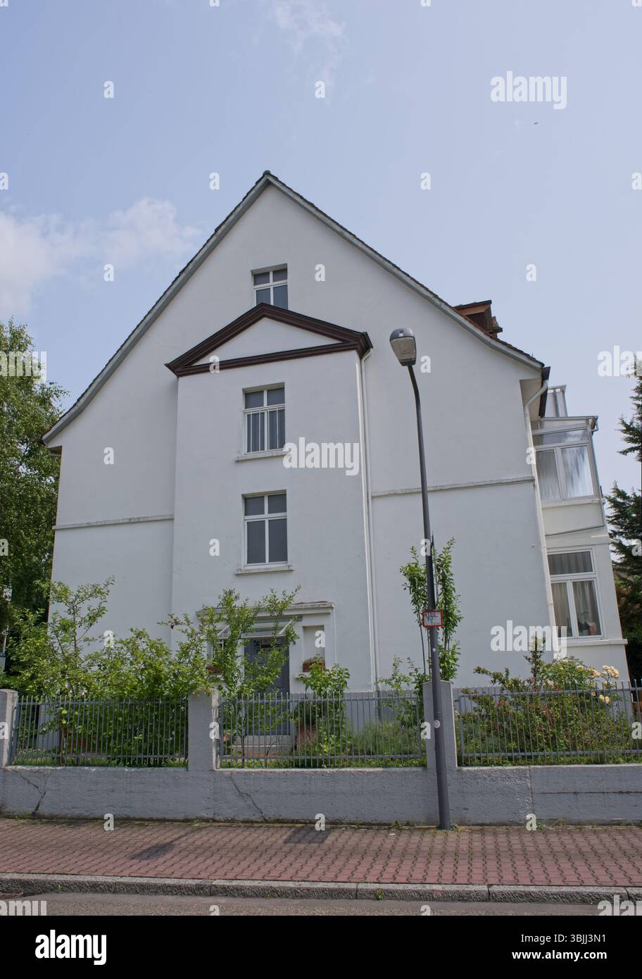 Frankfurt, Germany - Jun 8, 2025: Anne Frank came to live in this house ...