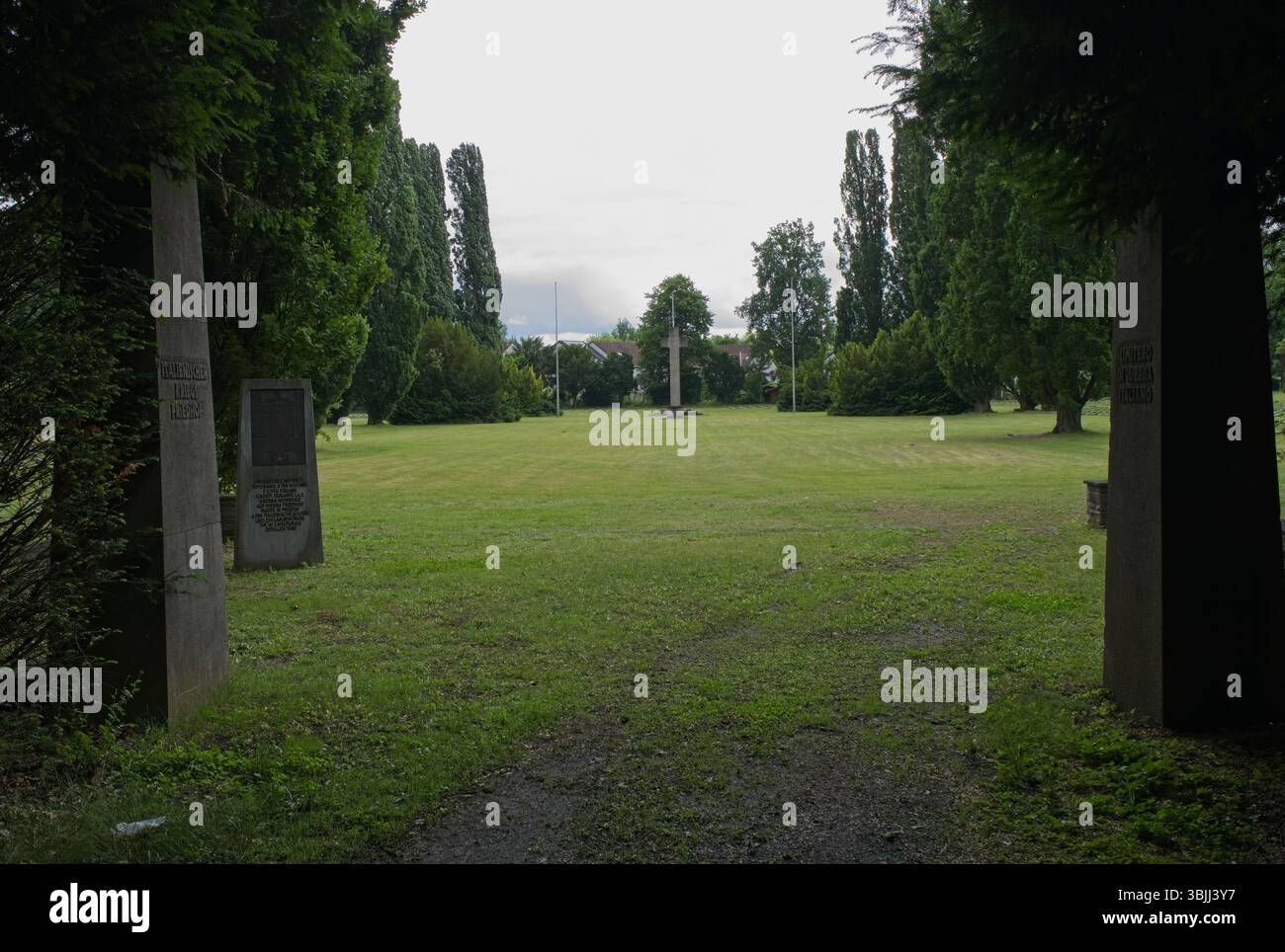 Frankfurt, Germany - Jun 8, 2025: The Frankfurt Westhausen cemetery ...