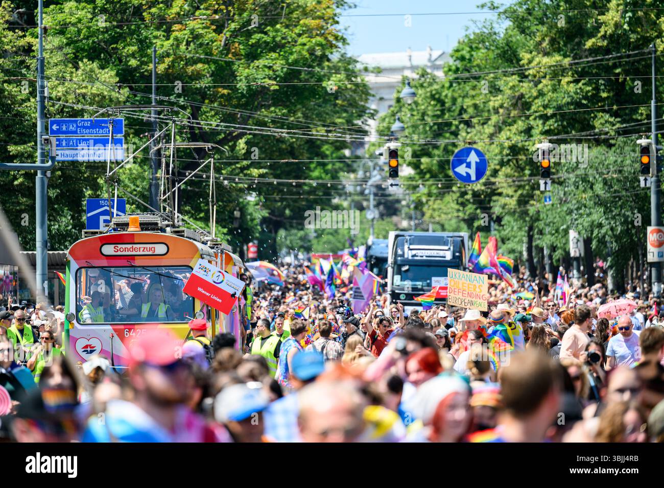 Vienna Pride 2025 - Rainbow Parade on Saturday, June 14, 2025, in ...