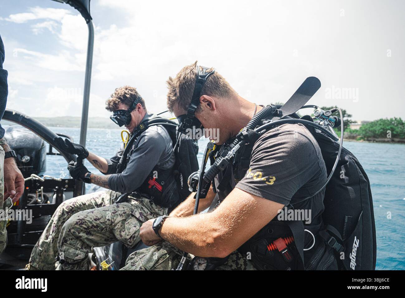 APRA HARBOR, Guam (June 13, 2025) — Sailors assigned to Explosive ...