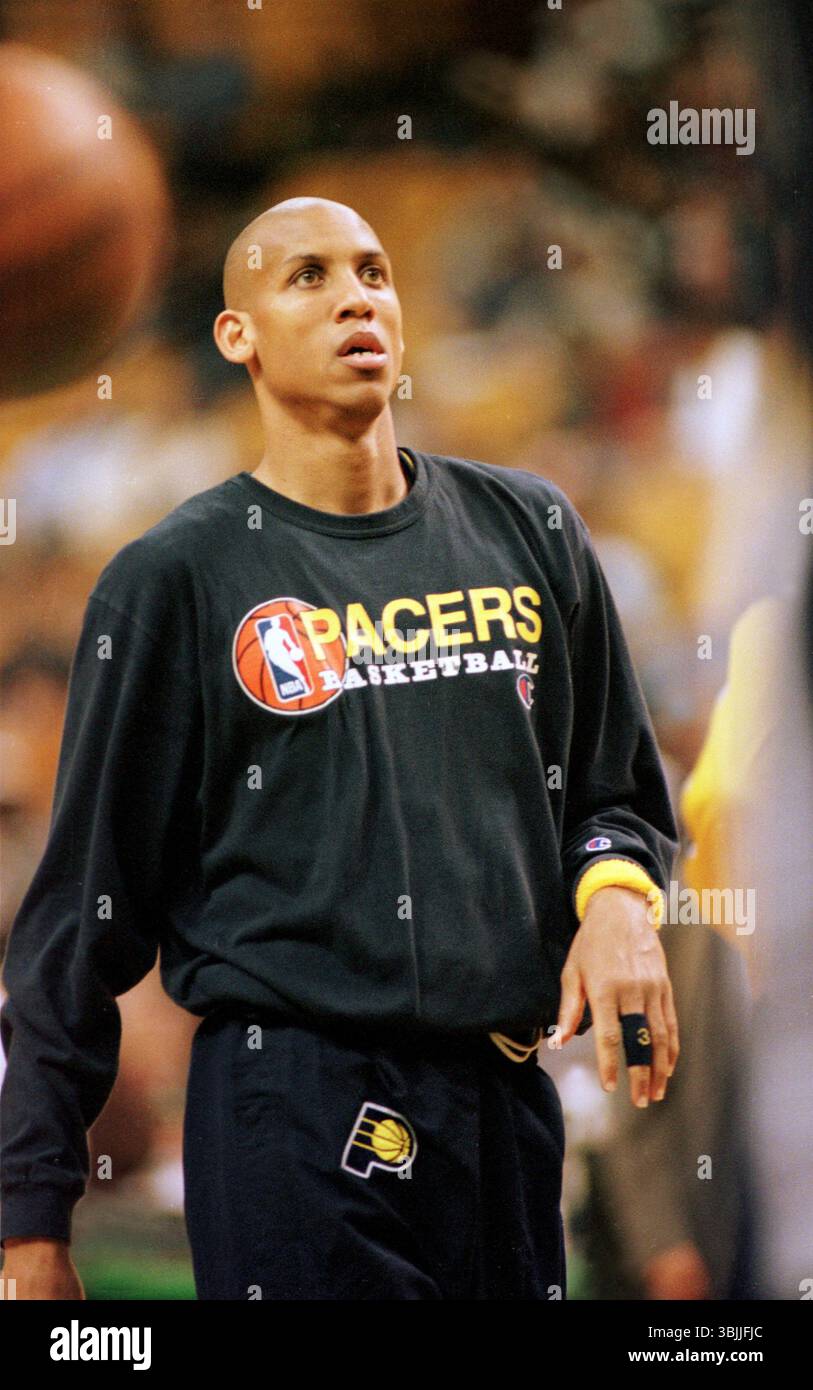 Basketball - Reggie Miller Stock Photo - Alamy
