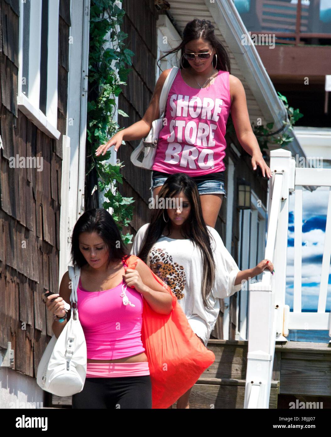 Samantha Giancola aka Sammi Sweetheart, Nicole Polizzi aka Snooki and Jenni Farley aka JWoww ...