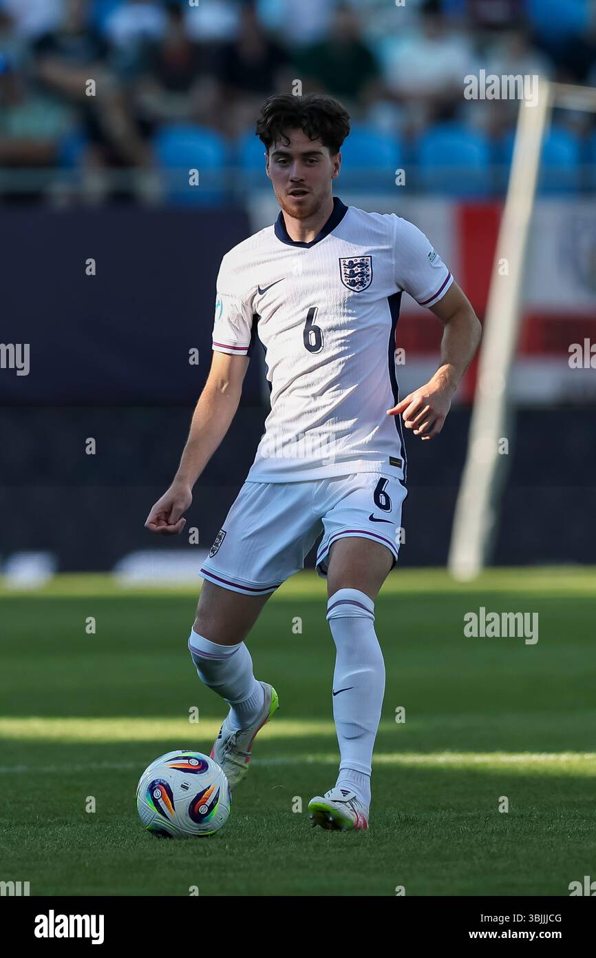 Hayden Hackney (England U21) during the UEFA Under 21 Slovakia 2025 ...