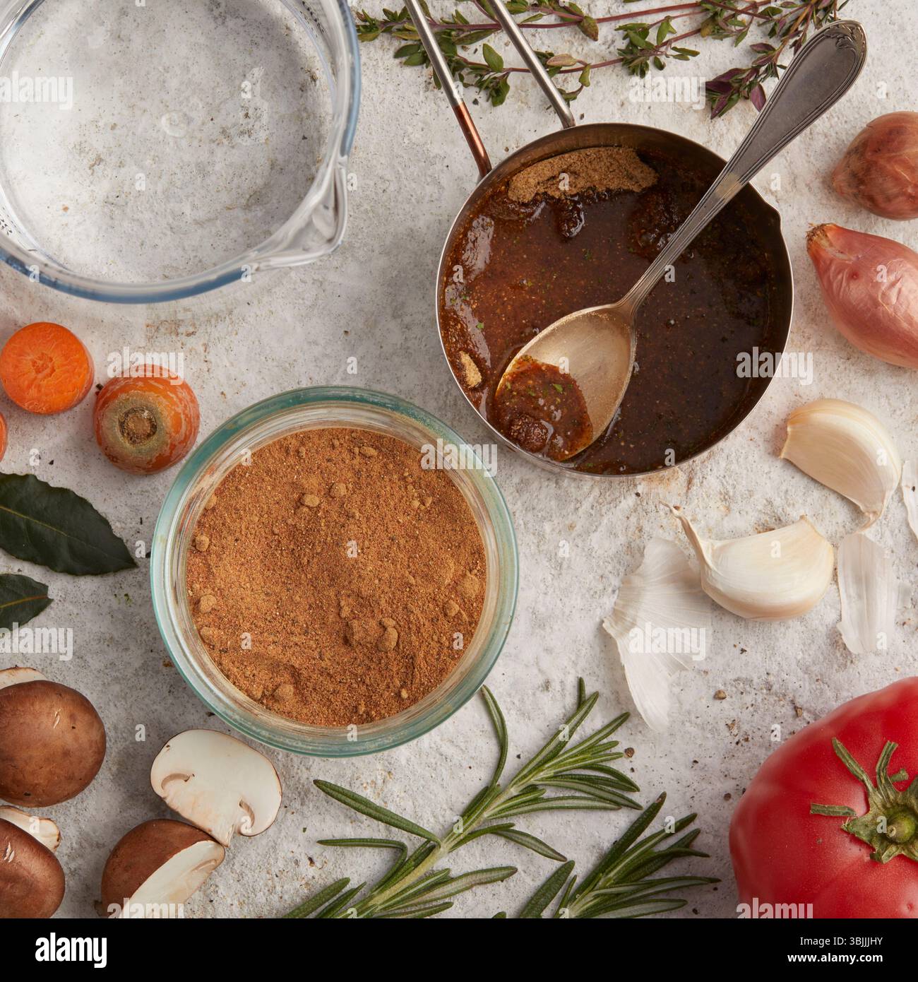 Vegetable jus powder hi-res stock photography and images - Alamy