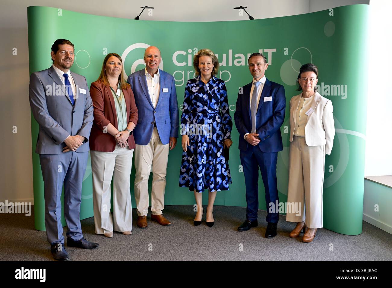 Brussels, Belgium. 16th June, 2025. Olivier Van Den Eynde, Cindy Smits ...