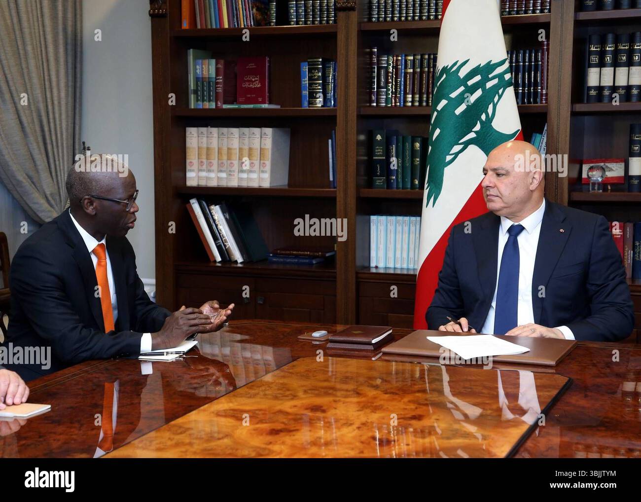 Lebanese President, Joseph Aoun, meets with World Bank Vice President ...