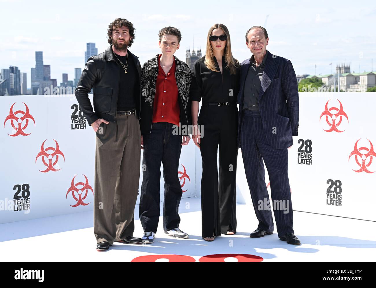 London, UK. June 16th, 2025. Aaron Taylor-Johnson, Jodie Comer, Alfie ...