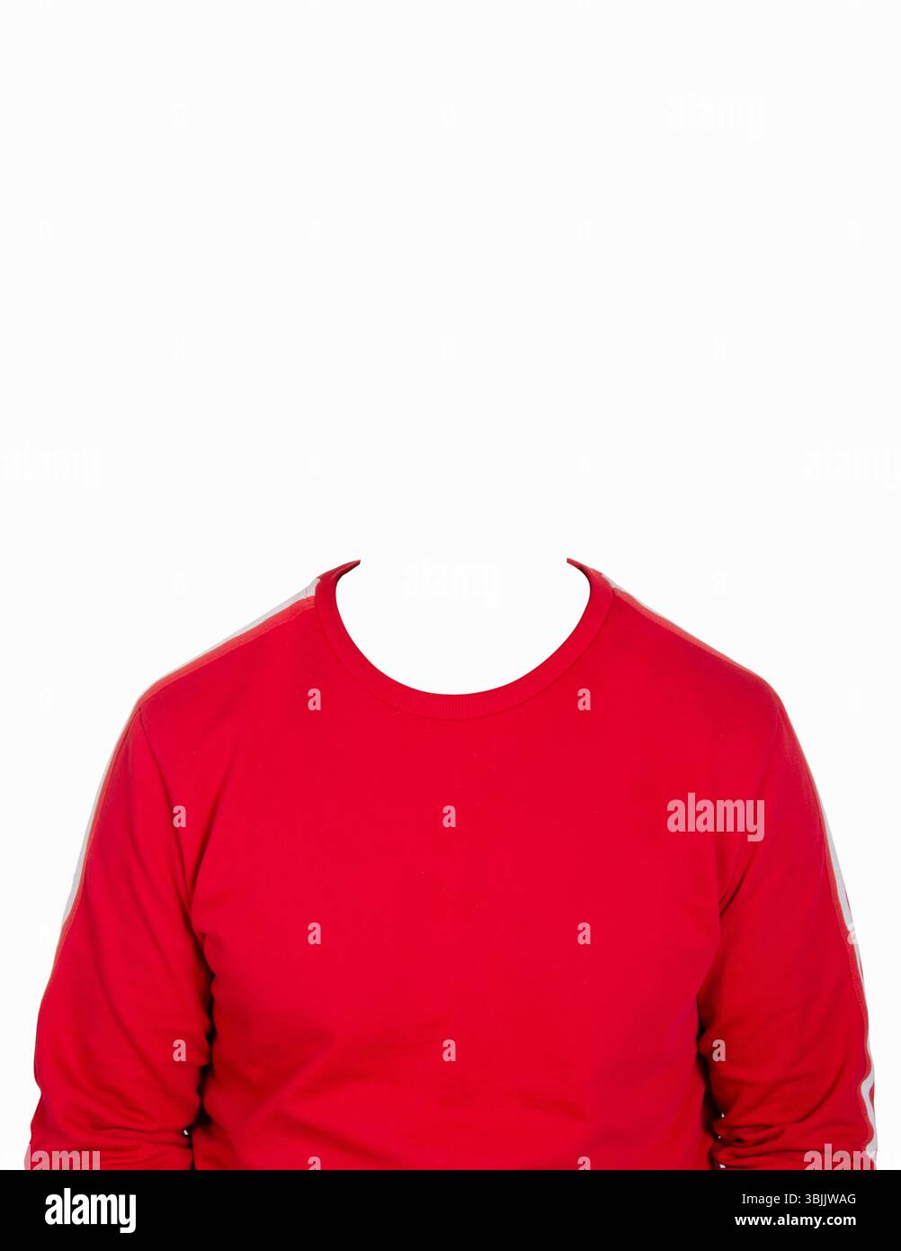 Outfit replacement template for passport photo or other documents ...