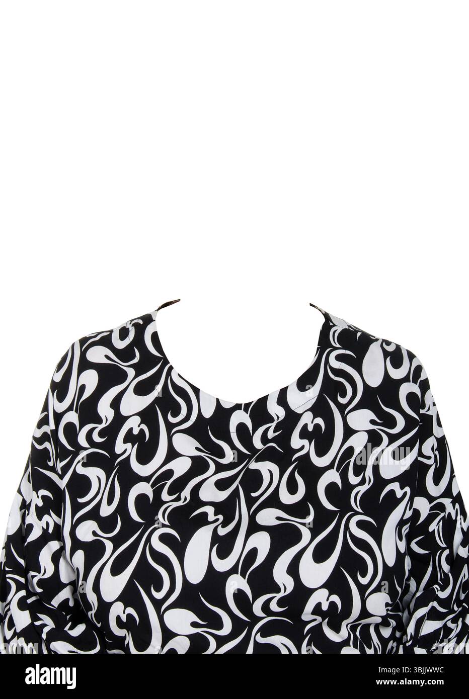 Outfit replacement template for passport photo or other documents. isolated on white background ...