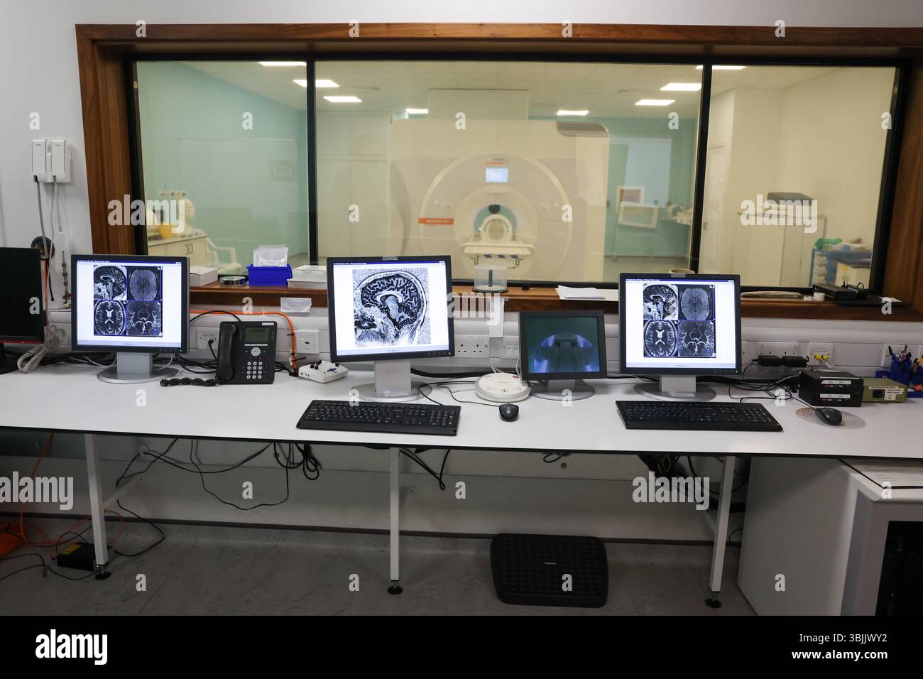 The T1-weighted MRI scan room, at the Imaging Centre of Excellence (ICE ...