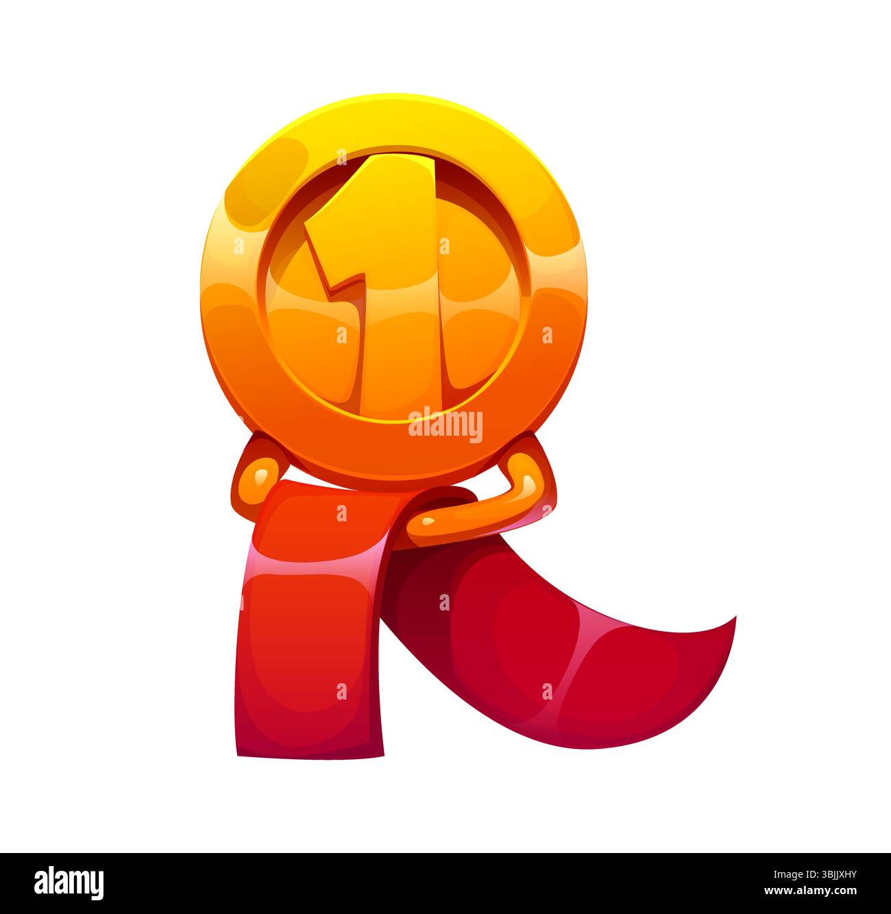 Car racing competition font first place medal letter R. Bike race typeface symbol, car drive ...