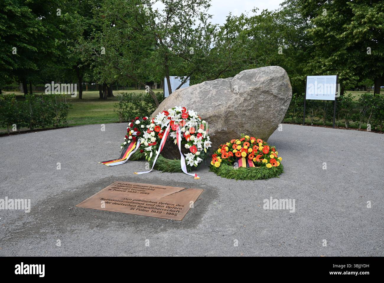 Monument to Polish victims of World War II in Berlin, Germany, June 16 ...