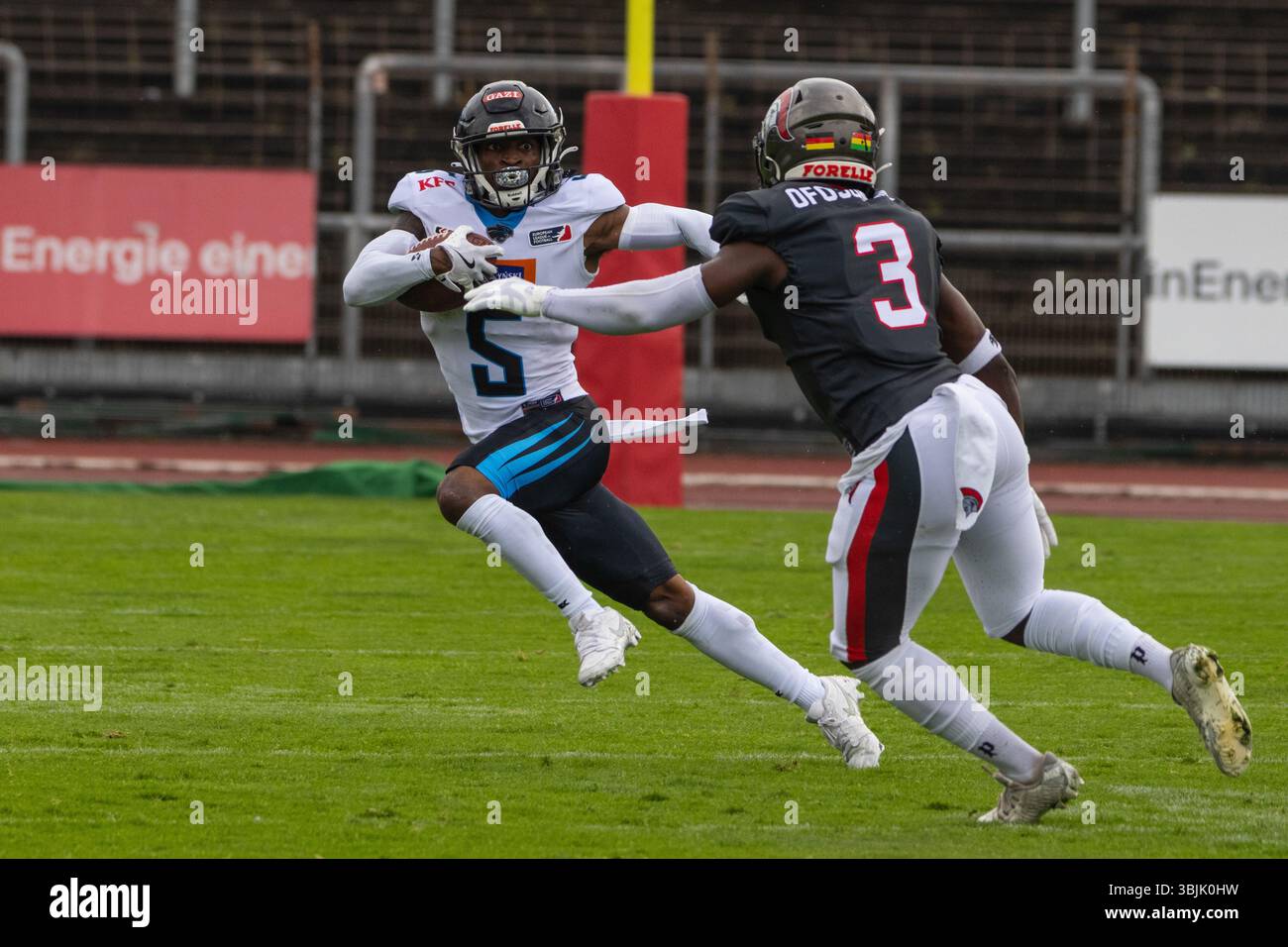 Devan Burrell 5 CB ELF Week 5, Cologne Centurions vs Panthers Wroclaw am 14. Juni 2025 im ...