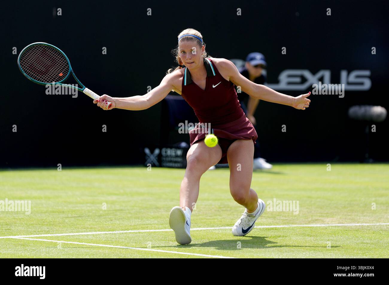 Hannah Klugman during her match against Yulia Putintseva on day one of ...