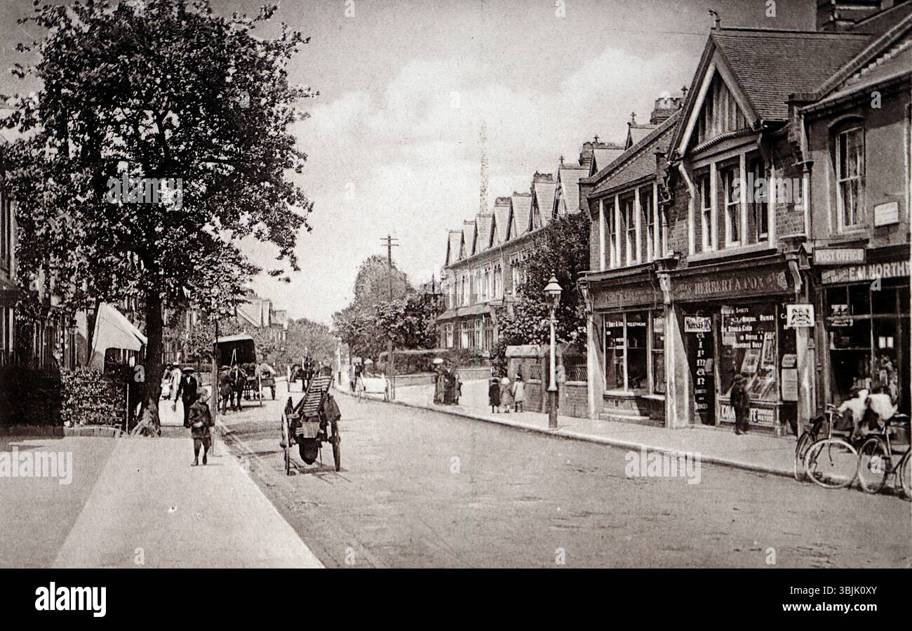 The Village, Stechford, Birmingham, England, early 1900s. A street ...