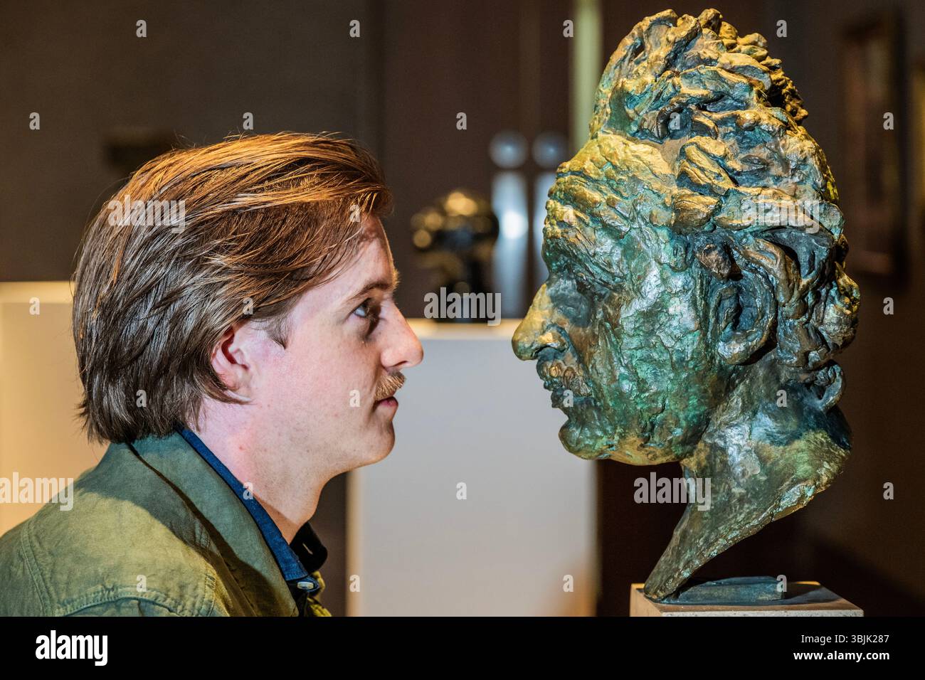London, UK. 16th June, 2025. Albert Einstein by Sir Jacob Epstein ...