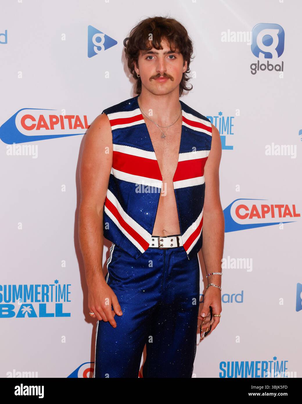 London, UK. 15th June, 2025. Benson Boone attending the Capital ...