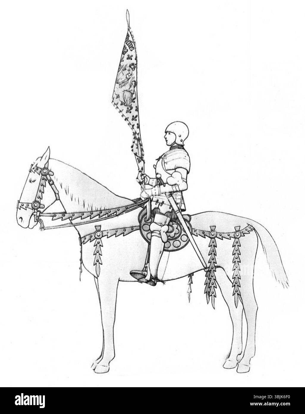 Adrien Harmand’s 'Jeanne d'Arc portant son étendard' (1929) presents ...